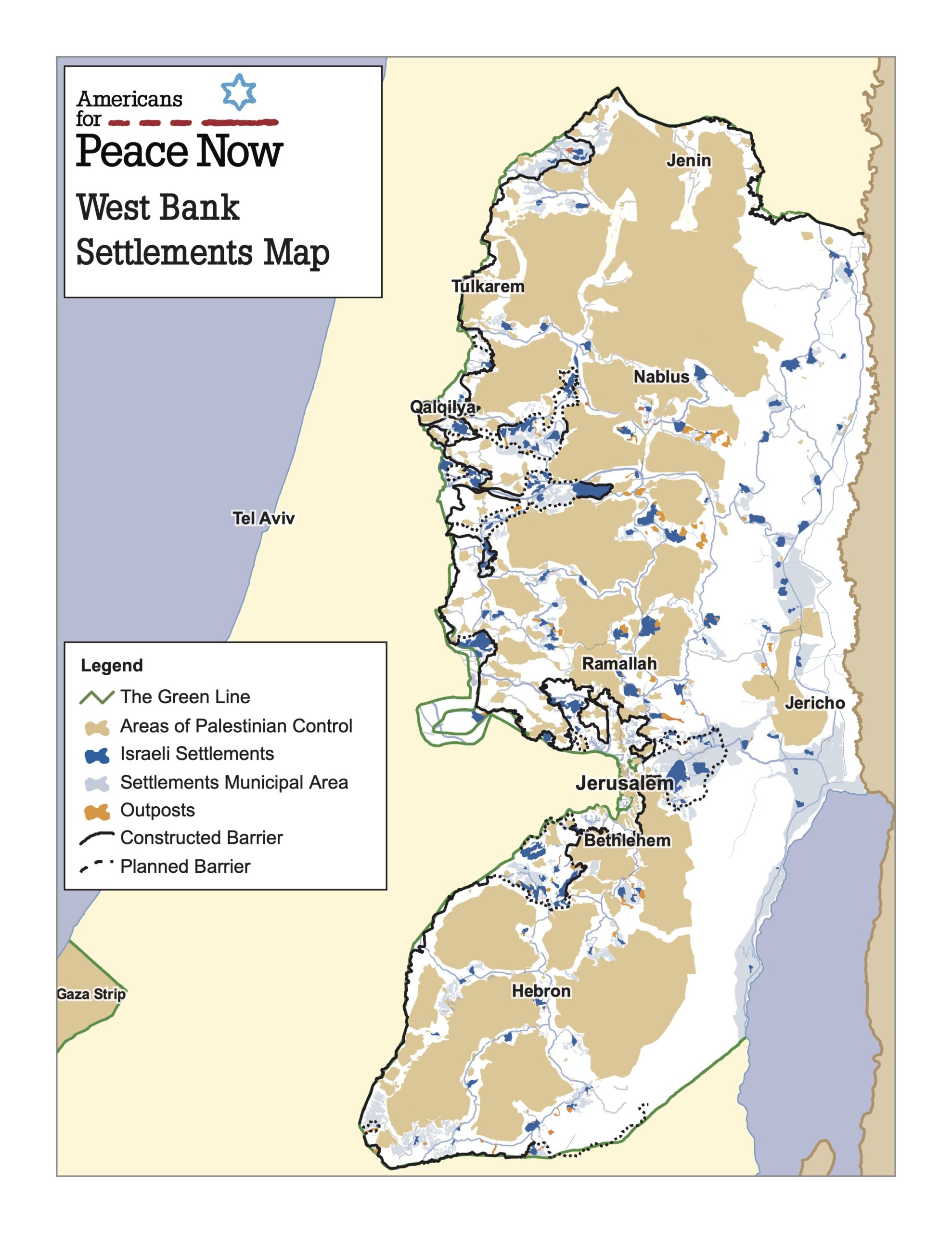 The Map – The West Bank Project